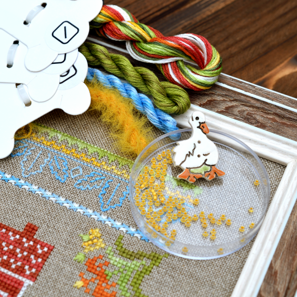 Tela Artis Counted Cross Stitch – On the pond – Enid's Collection