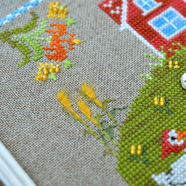 Tela Artis Counted Cross Stitch – On the pond – Enid's Collection