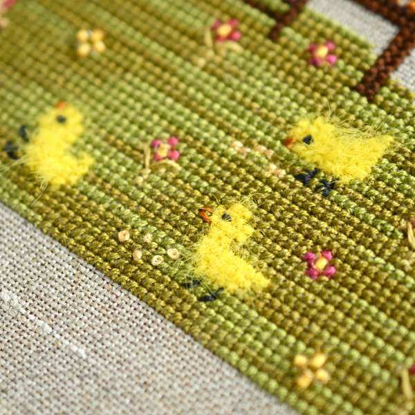 Tela Artis Counted Cross Stitch – Henhouse – Enid's Collection